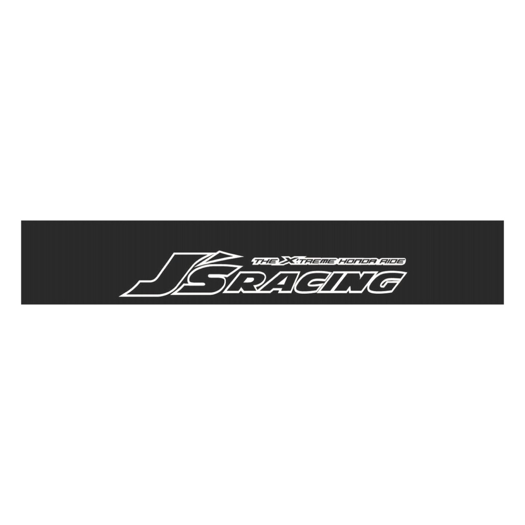 JS RACING Front Windshield Sticker / Sticker Tampal Cermin Depan Kereta ...