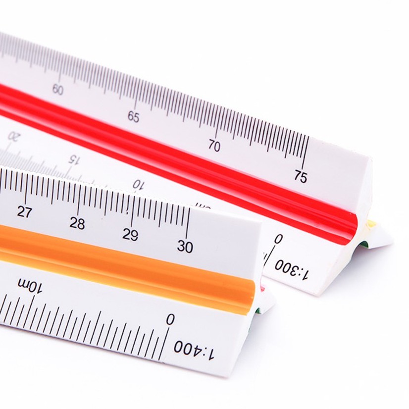 [Scale Ruler] Architect Engineer Metric Triangular Scale Ruler for ...