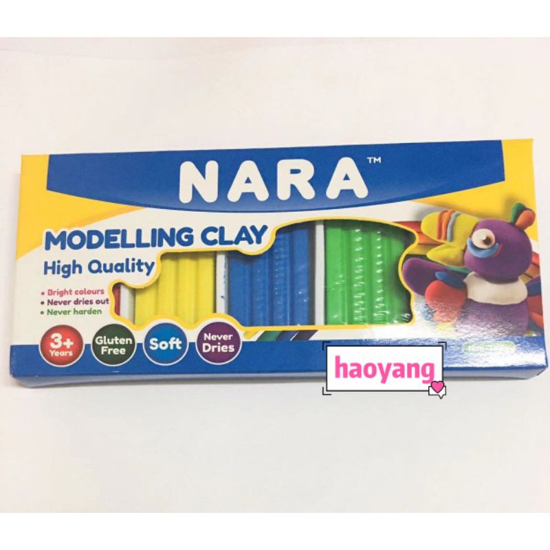 Nara Modelling Clay 5 Color Set(120g) | Shopee Malaysia