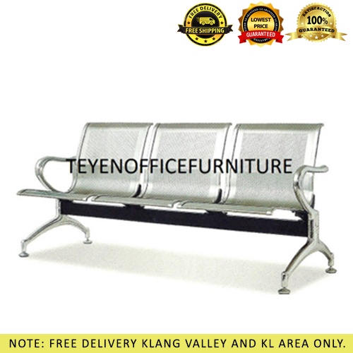 LINK CHAIR 3-4 SEATER (FREE DELIVERY KL AND KLANG VALLEY ) | Shopee ...