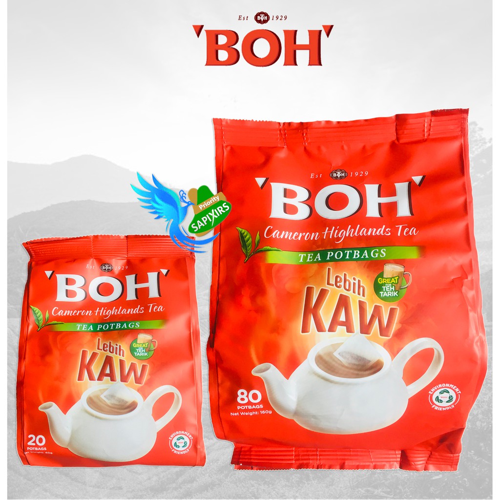 BOH TEA POTBAG LEBIH KAW Series | UNCANG TEKO TEH BOH Lebih KAW | Great ...