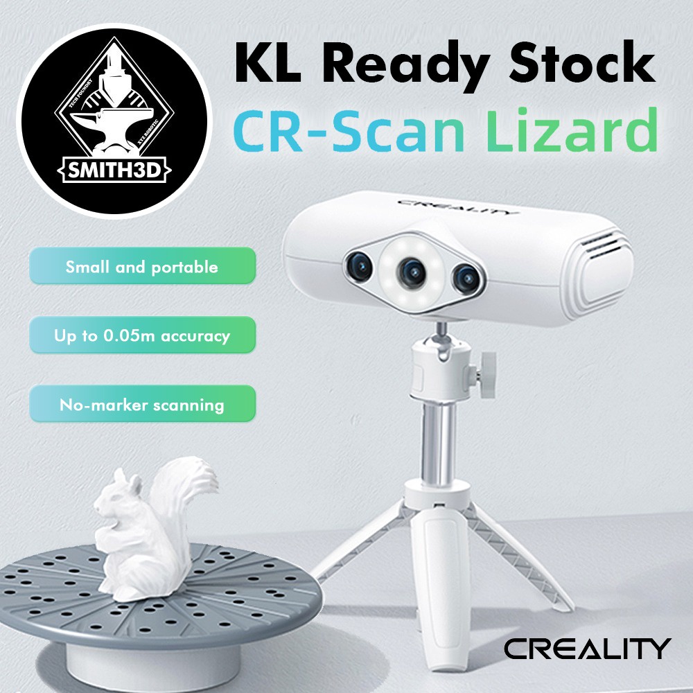 Creality CR-Scan Lizard 3D Scanner Portable Handheld/Auto Mode 0.05mm ...