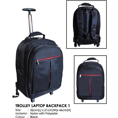 Trolley Laptop Backpack 1| Trolley Laptop Bag | Trolley Casual Bag ...