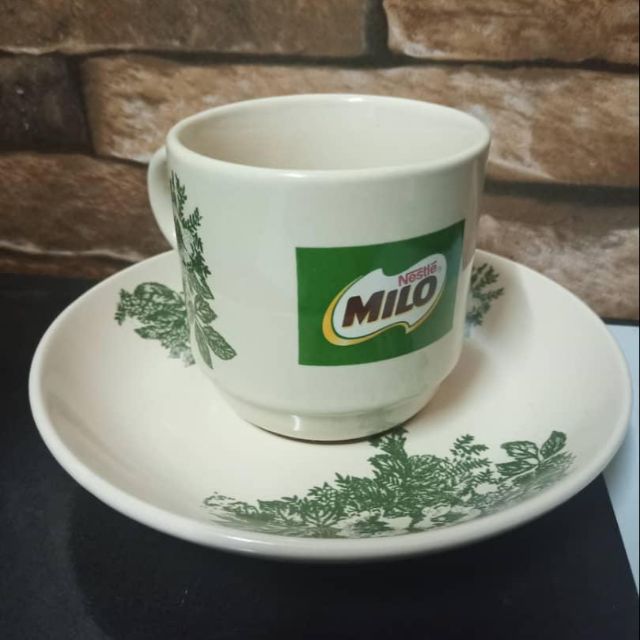 Cawan Kopitiam Milo ......(1 cawan + 1 piring) | Shopee Malaysia