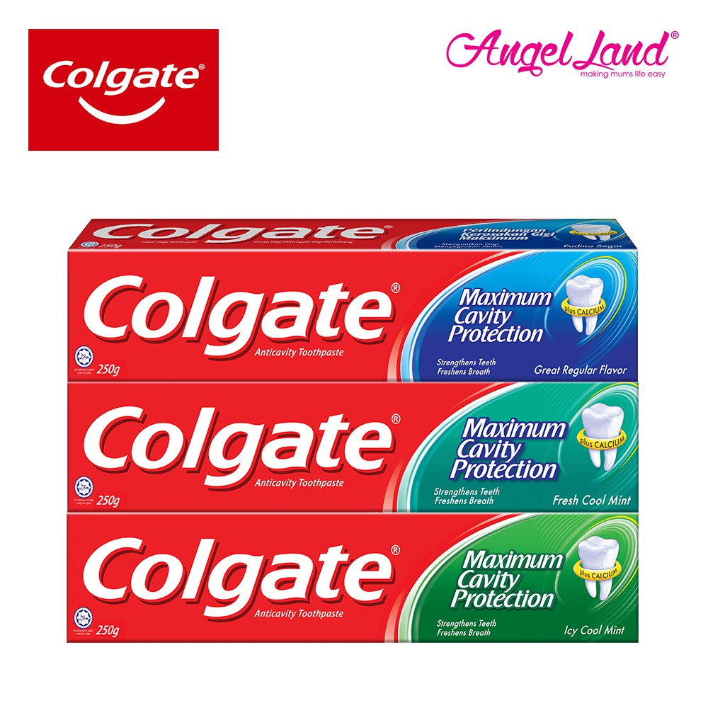 Colgate Maximum Cavity Protection Toothpaste 250g | Shopee Malaysia