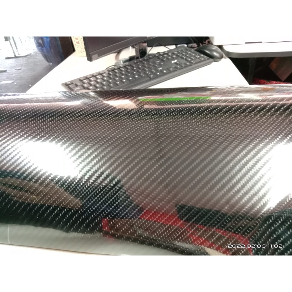 sticker carbon 6D kilat | Shopee Malaysia
