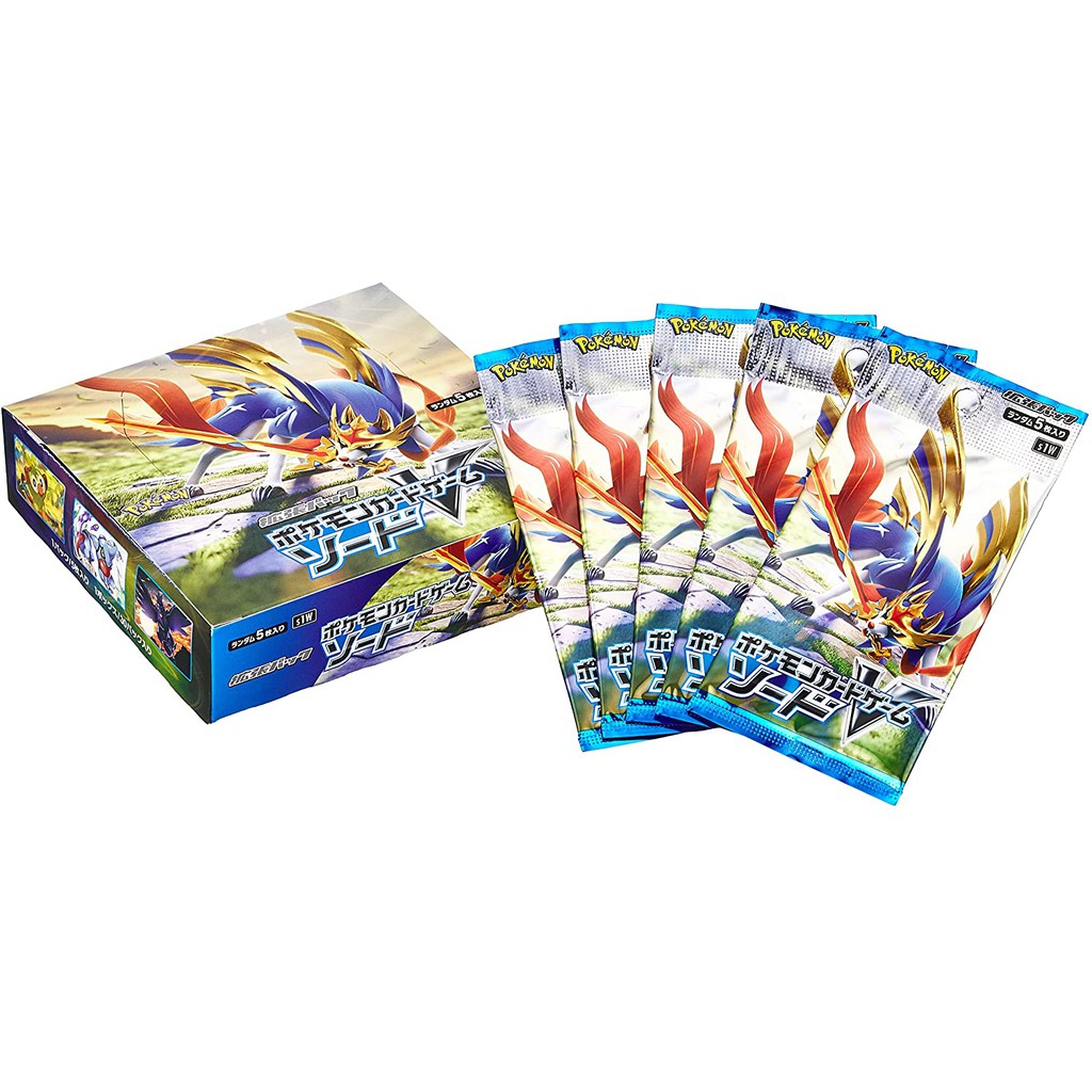 Pokemon Card Game Sword & Shield Extension Pack Sword Box New Japan ...