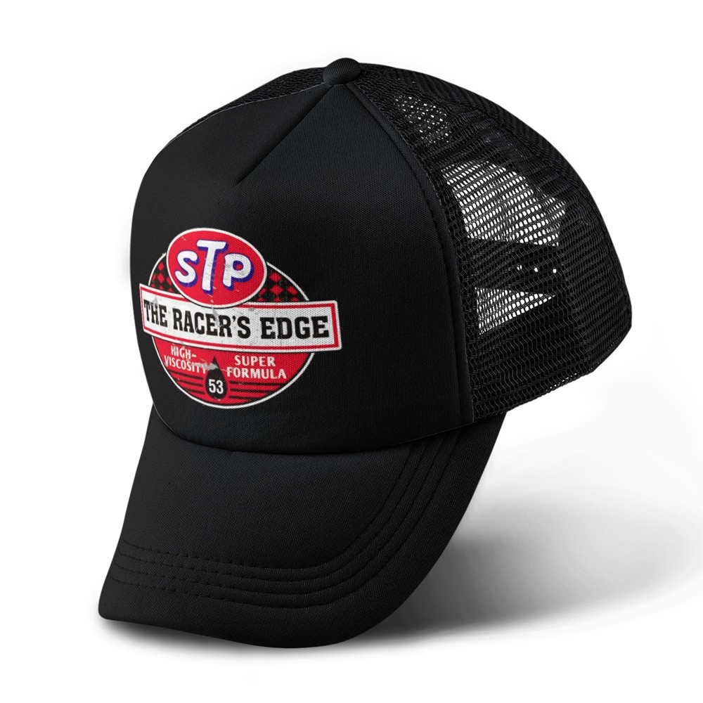 STP Motor Oil Trucker Cap Snapback Adjustable Strap Topi | Shopee Malaysia