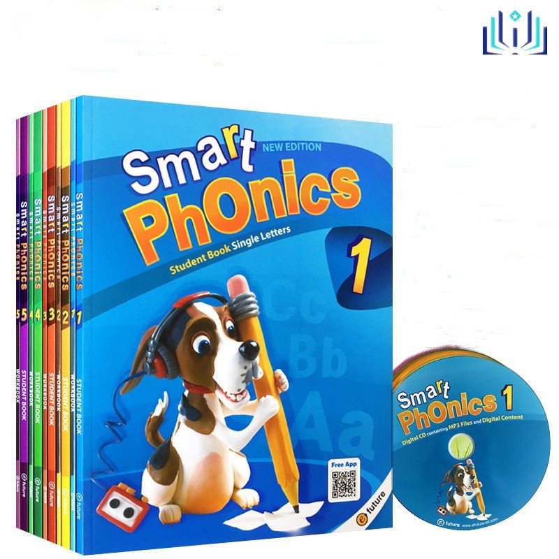 English Original “Smart Phonics” Level 1-5 Primary School Student Kids ...