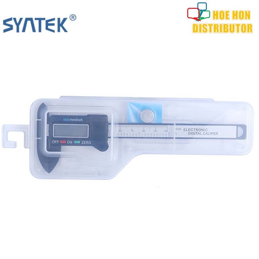 Syntek Electronic Digital Vernier Caliper Millimeter Scale Ruler 150mm ...