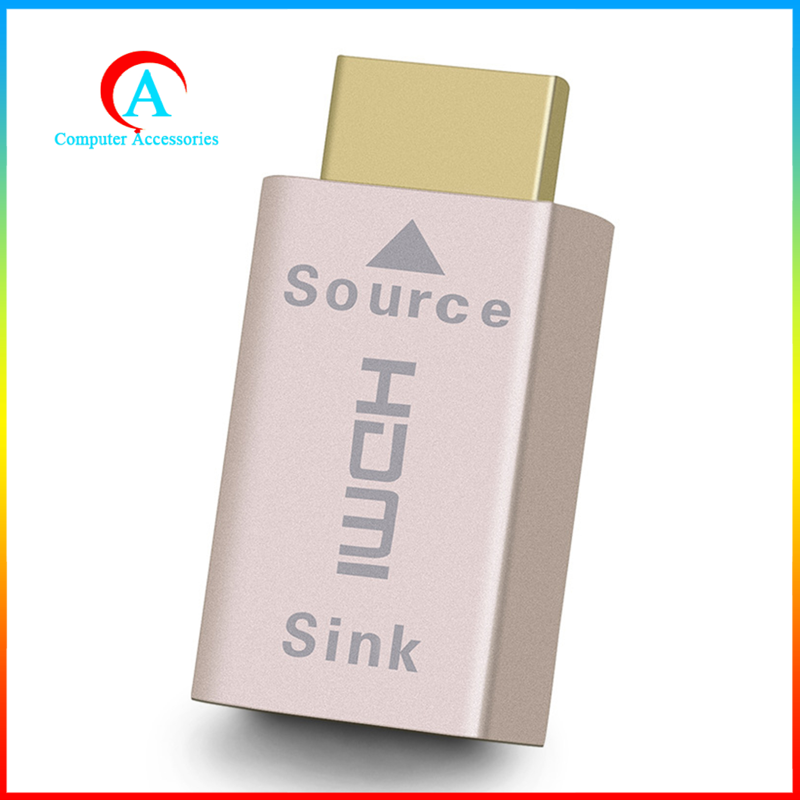Hdmi ddc edid dummy plug 3840x2160 vga virtual display adapter lock ...