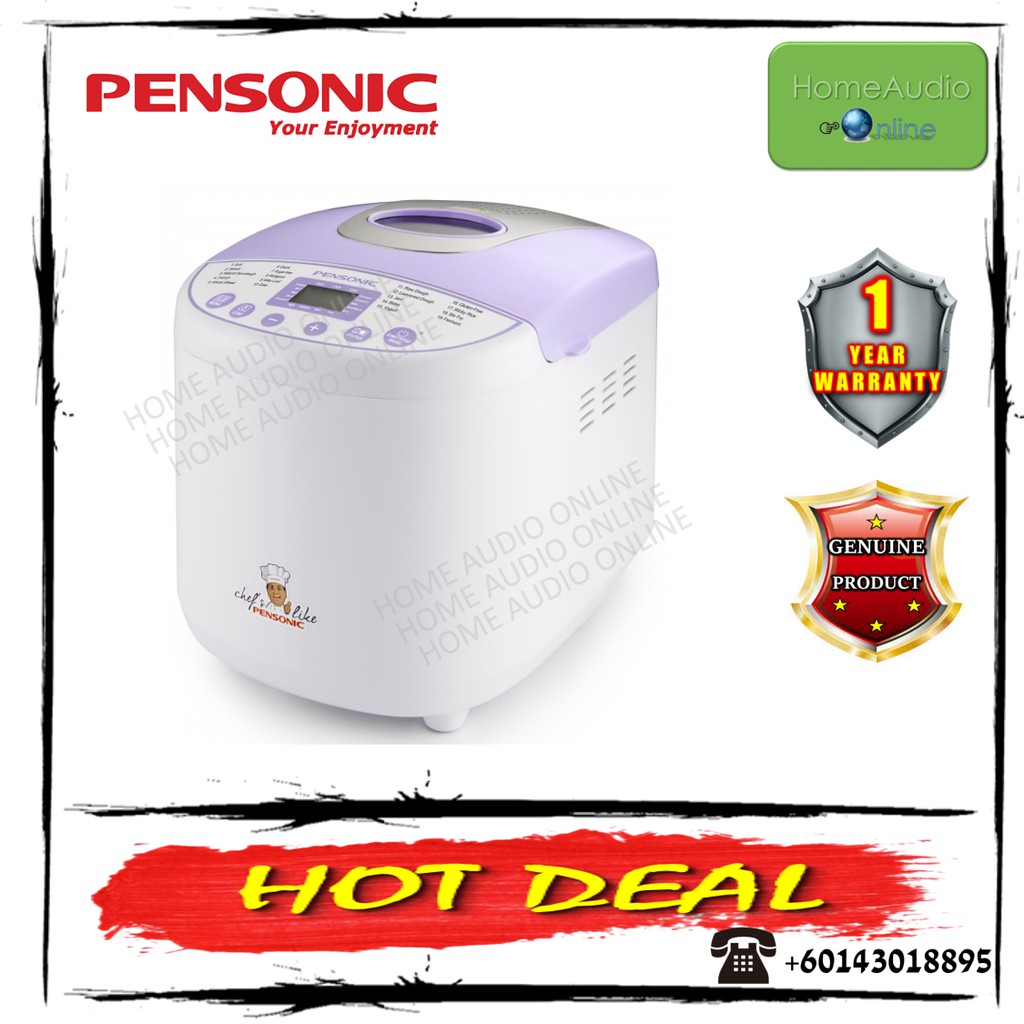 Pensonic PBM-2000 Bread Maker (White) | Shopee Malaysia