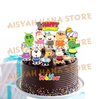 AHS WOLFOO Cupcake & Cake Topper Decoration Birthday Party ll Loose ll ...