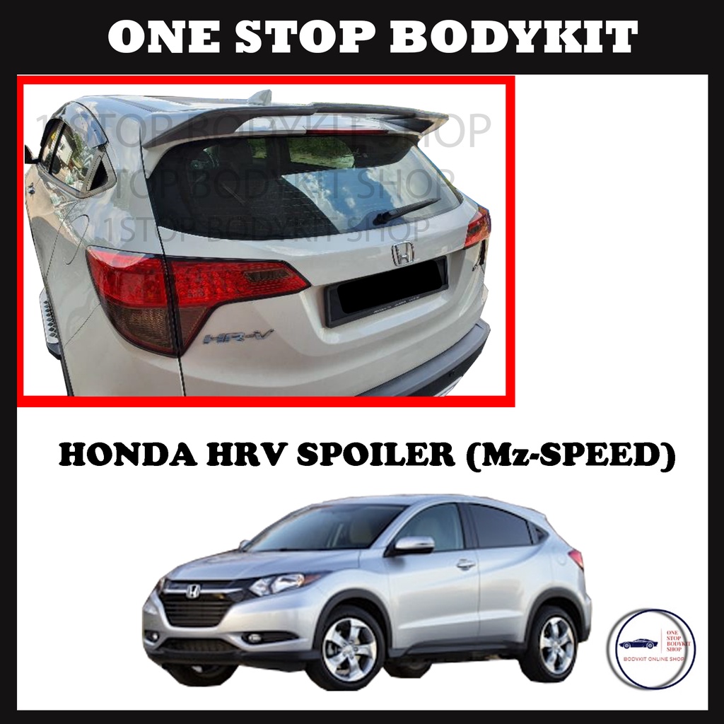 HONDA HRV SPOILER (Mz-SPEED) (FIBER GLASS)SKIRT LIP BODYKIT | Shopee ...