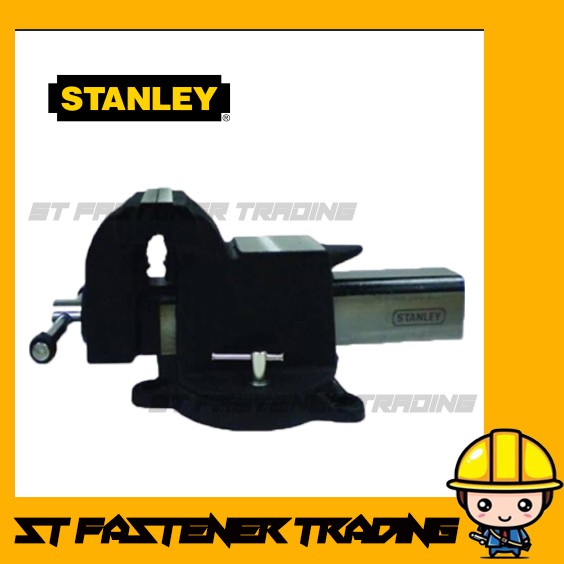 Stanley Rotatable Cast Steel Bench Vise Vises Vice With Anvil Vices 3 ...