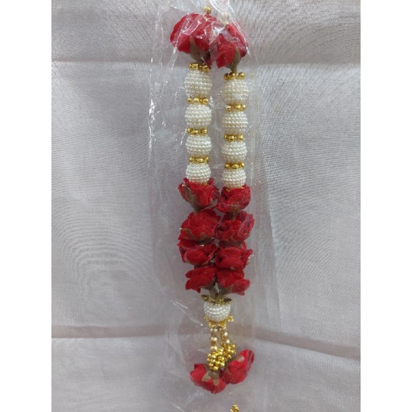 Artificial Malai Rose Beads Garland Photo Frame A4 Statue | Shopee Malaysia