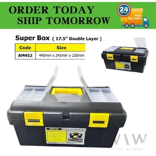 Plastic Multi Purpose Tools Box /Kotak Simpanan /Bekas Hardware /Heavy ...