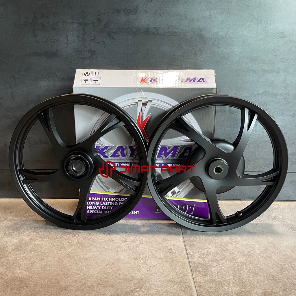 SPORT RIM 14" EGO EGO LC KAYAMA EG101 BLACK GOLD 5 BATANG KAKI EGOS EGO ...