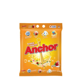Anchor Laundry Detergent Powder 2kg/ Anchor Serbuk Pencuci Pakaian 2kg ...