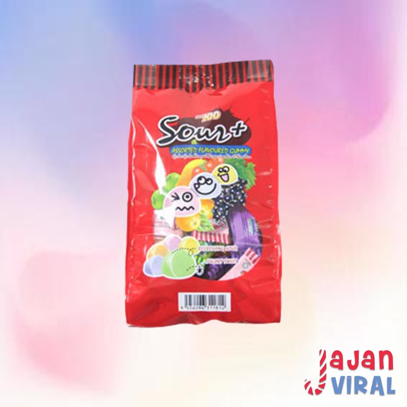 LOT 100 SOUR ASSORTED FLAVOURED GUMMY (600G) | Shopee Malaysia