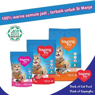 Sayangku Cat Food / Makanan Kucing / Cat Food / Flavor Tuna / Chicken ...