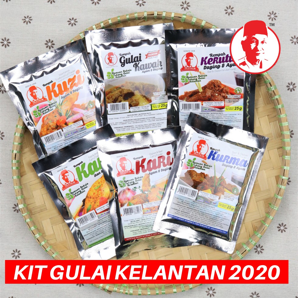 KIT GULAI KELANTAN 2020 ( 6 jenis rempah ) | Shopee Malaysia