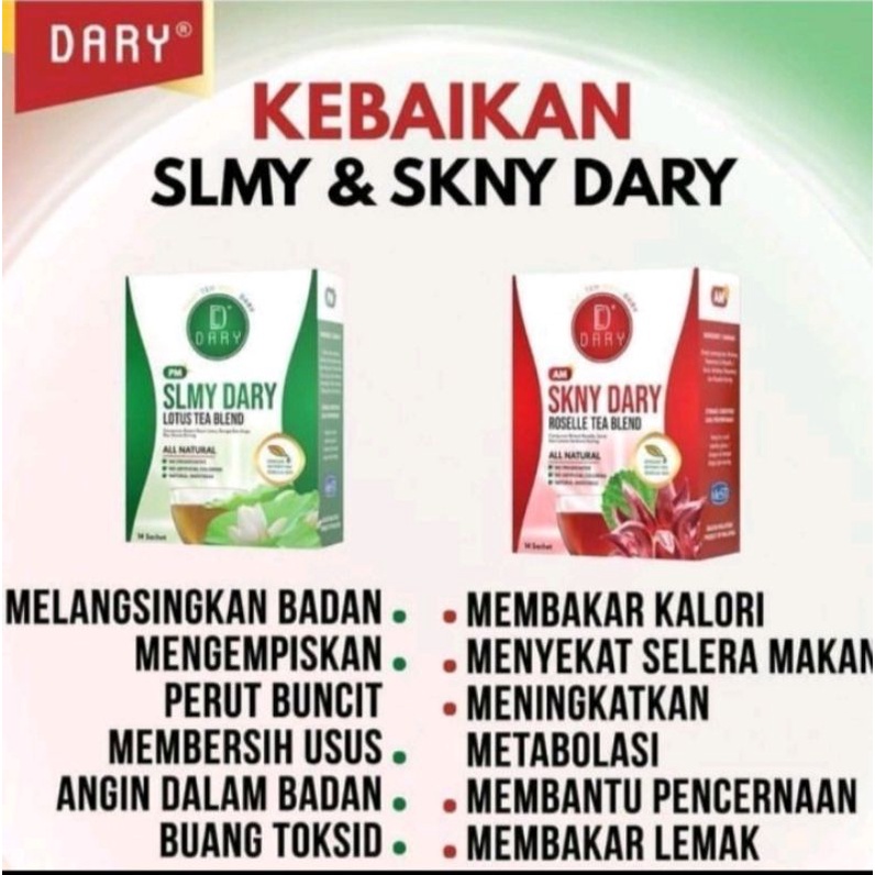 DARY TEA 💯 ORIGINAL (SLIMMING & SKINNING) | Shopee Malaysia