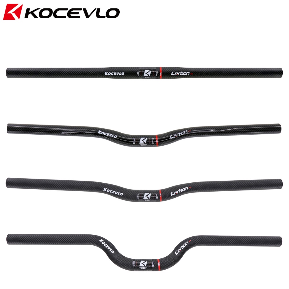 Kocevlo Bicycle Handlebar Carbon Fiber FOR Folding Bike Riser/Flat Bar ...