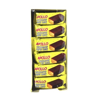 Apollo Chocolate Layer Cake Family Pack 24X18G Snack/Jajan | Shopee ...