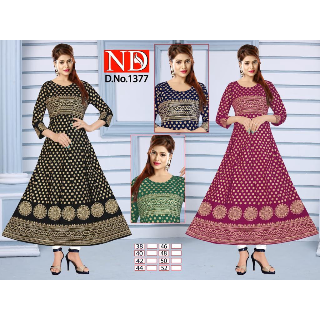 Long Kurti Dress Kurti Panjang Muslim Bollywood Sinple Tops Office Wear ...