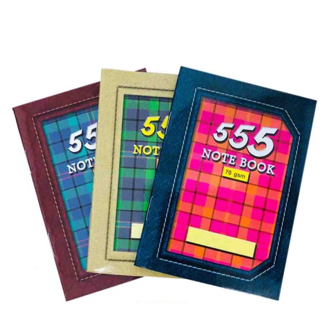 555 NOTEBOOK | BUKU NOTA 555 | Captain 555 Note Book 70g | POCKET NOTE ...