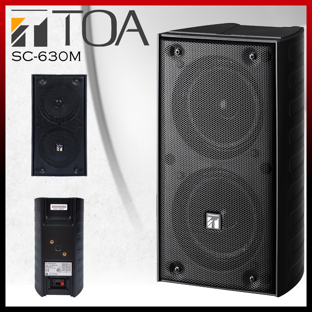 TOA TZ-206 /TZ206B 20W COLUMN SPEAKER - BLACK READY STOCK | Shopee Malaysia