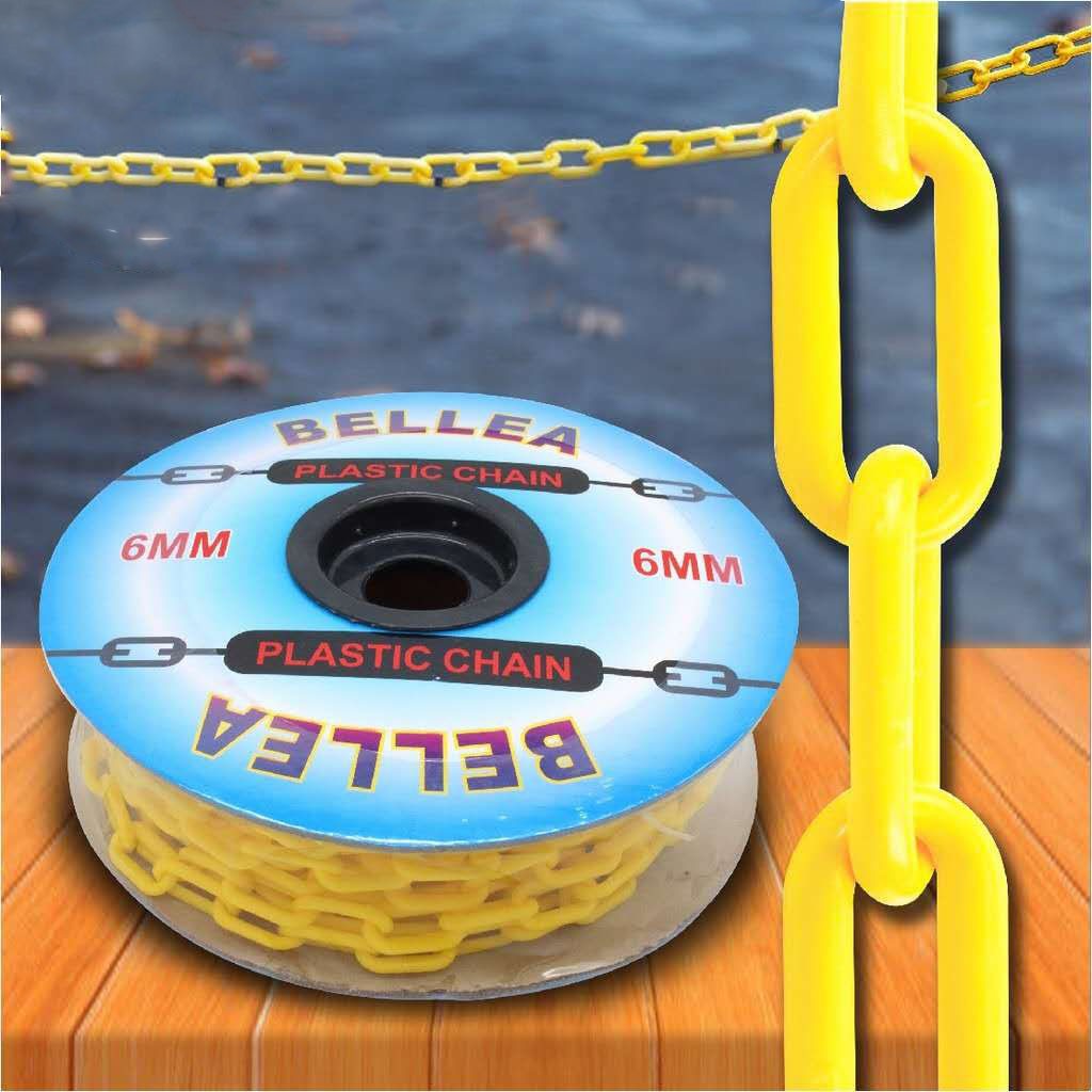 6MM x 25MM x 20MTR+/- Plastic PVC Chain Link / Rantai Plastic PVC ...