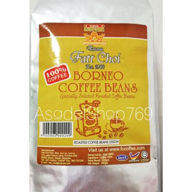 🔥ROASTED BORNEO COFFEE BEANS- Traditional Roasted Original Taste Tenom ...