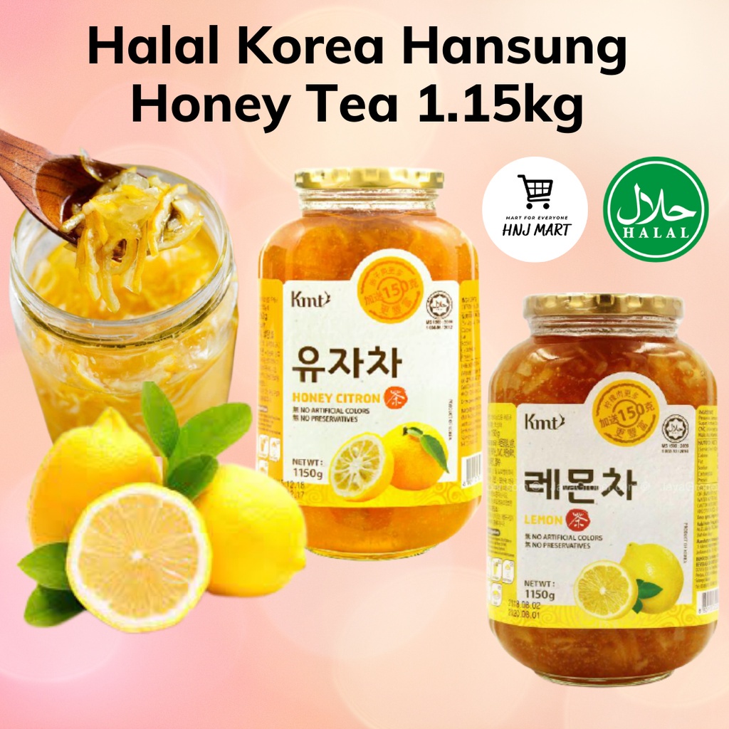 Halal Korea Hansung Honey Tea 1.15kg [Honey Citron Tea / Honey Lemon ...