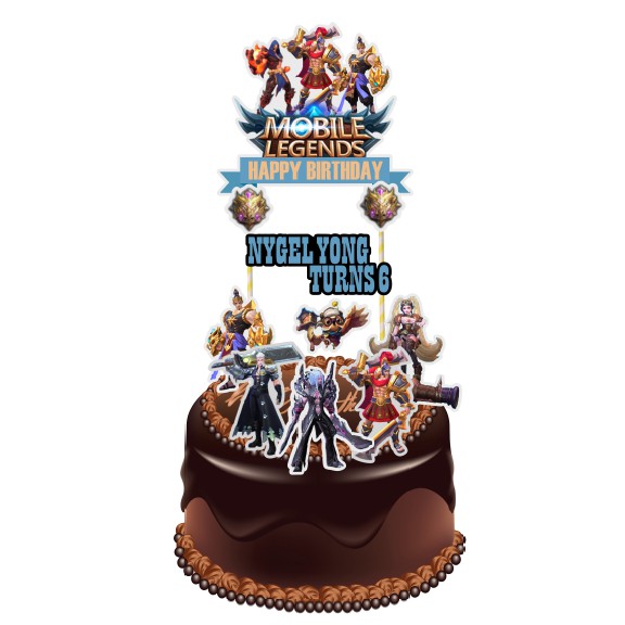 Mobile Legend Cake Topper | Shopee Malaysia