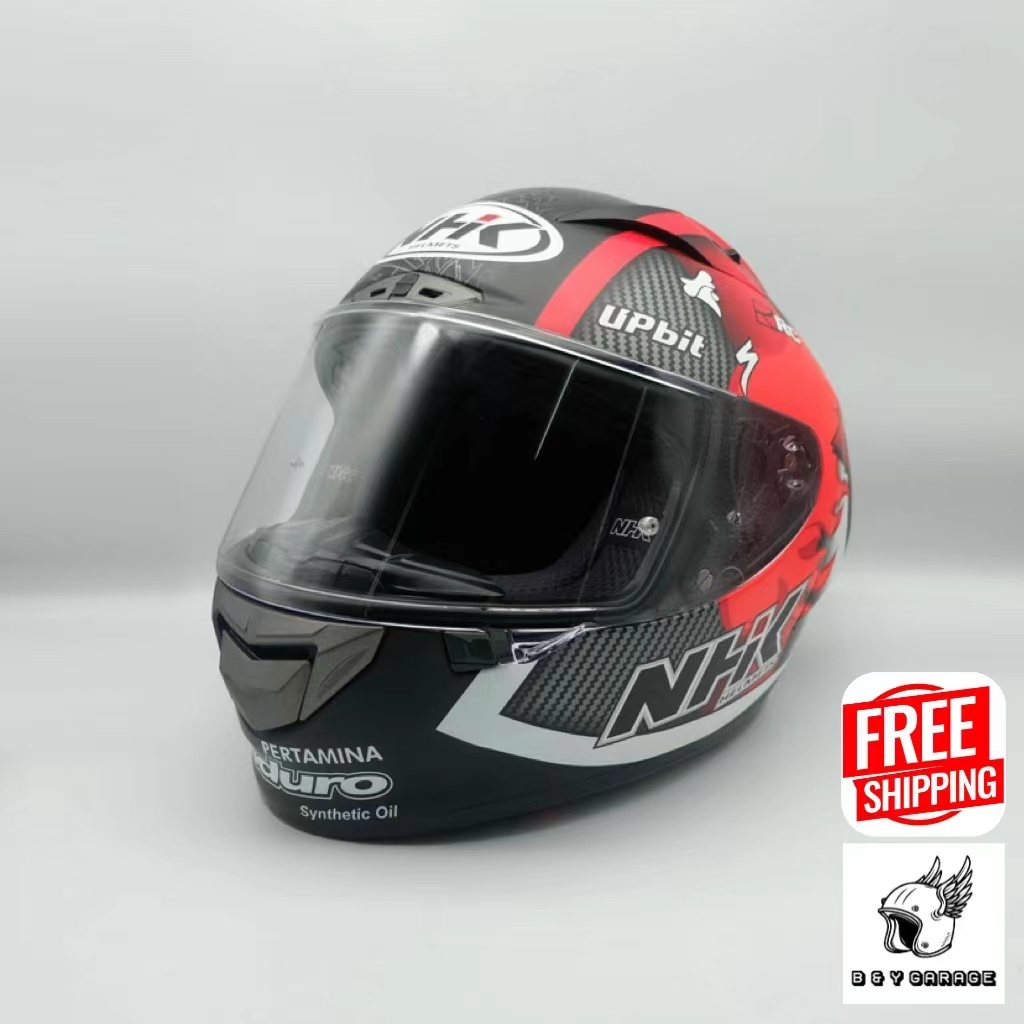 NHK Helmet GPR Tech Street Full Face Ali Adrian Doft | Shopee Malaysia