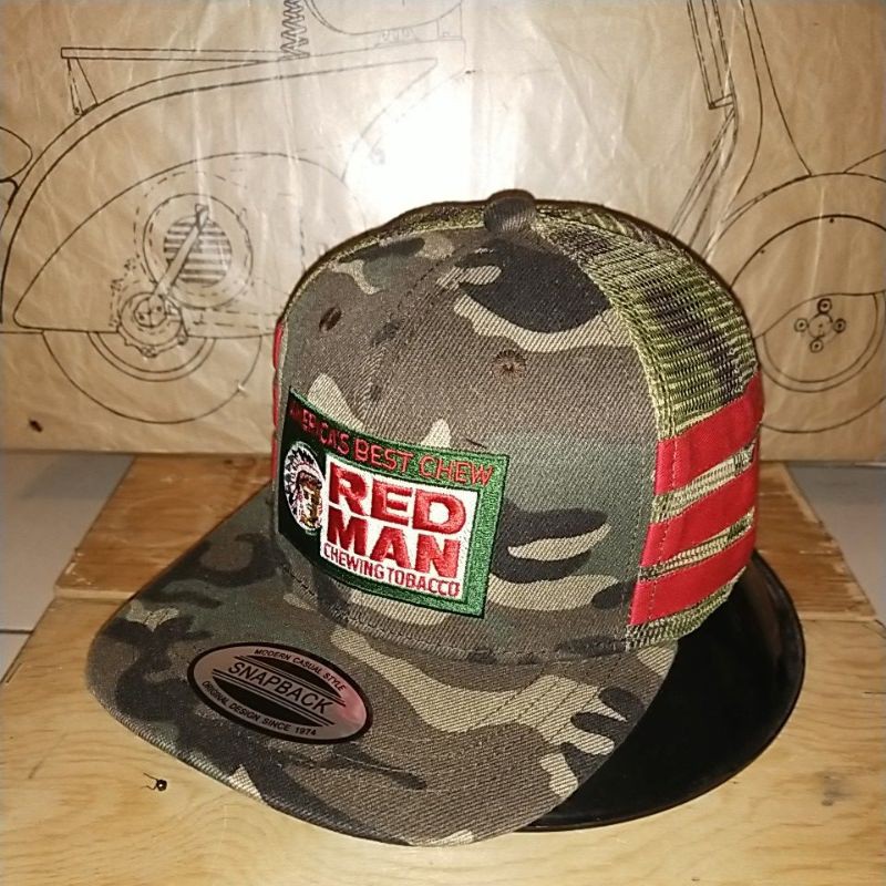 READY STOCK! RED MAN TRUCKER SNAPBACK HAT CAP | Shopee Malaysia