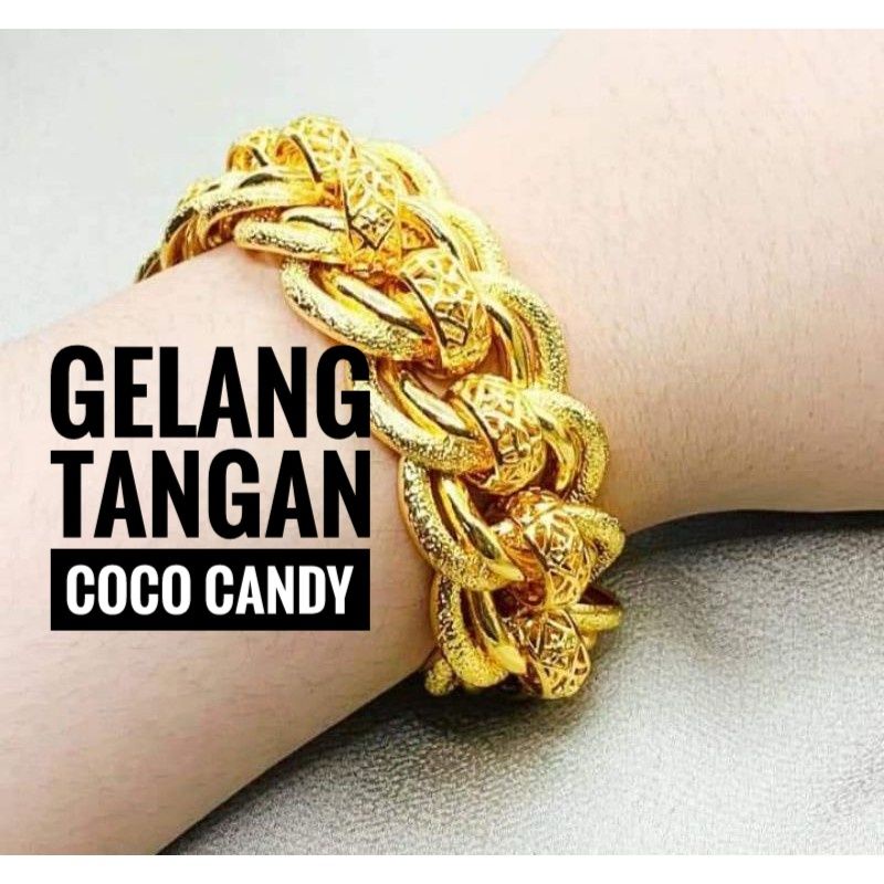 Rantai Tangan / Gelang COCO CANDY / COCO KENDI cop916 EMAS KOREA ...