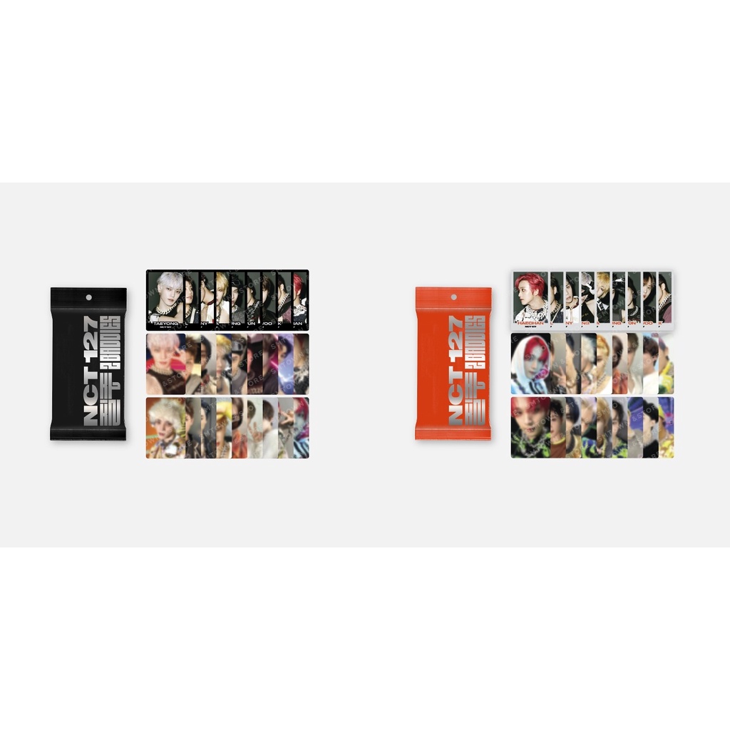  PREORDER POP UP NCT 127 RANDOM TRADING CARD SET A B Ver NCT 