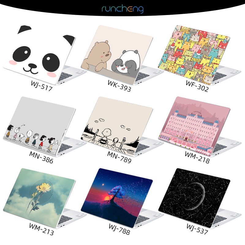 One Piece Set Hd Printing Colorful Laptop Stickers Skin 10 "11" 12 "13. ...