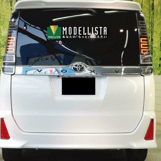 STICKER DECAL MODELLISTA VOXY/ALPHARD/VELLFIRE/WISH/HARRIER DLL ...