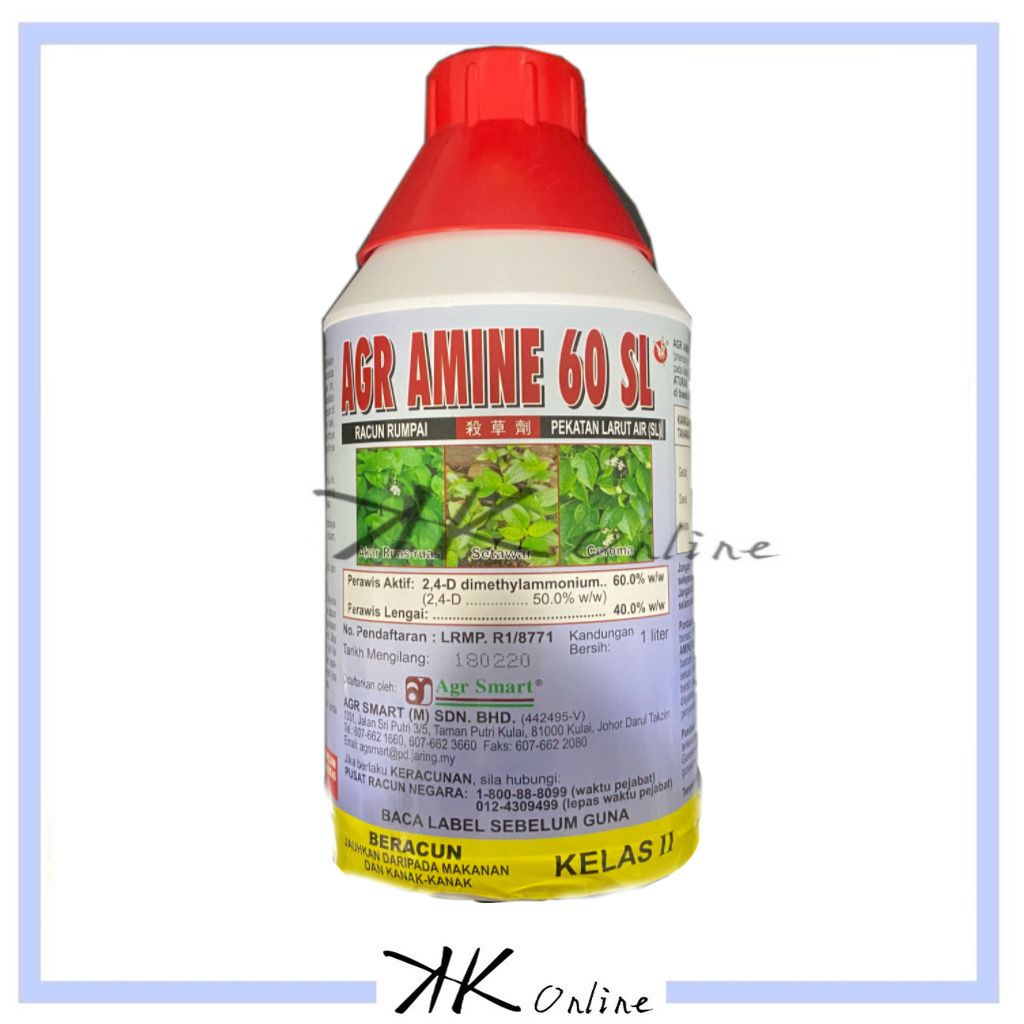 Agr Amine 60 / Keladi Agas / Racun Rumpai Menderong / Paku Rawan ...