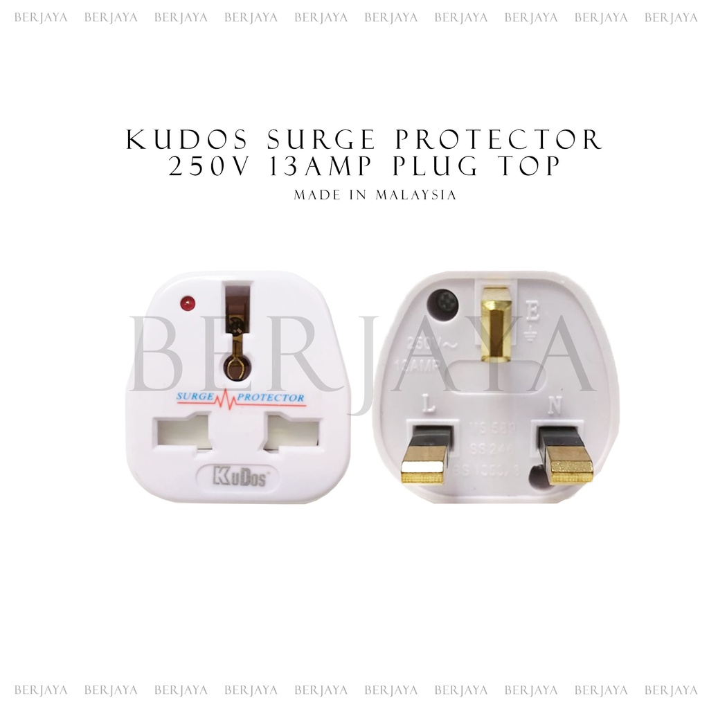 KUDOS High Quality Surge Protector Plug Top | Shopee Malaysia
