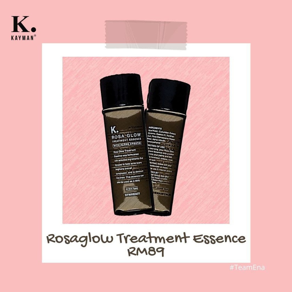 KAYMAN ( ROSA GLOW TREATMENT ESSENSE ) | Shopee Malaysia