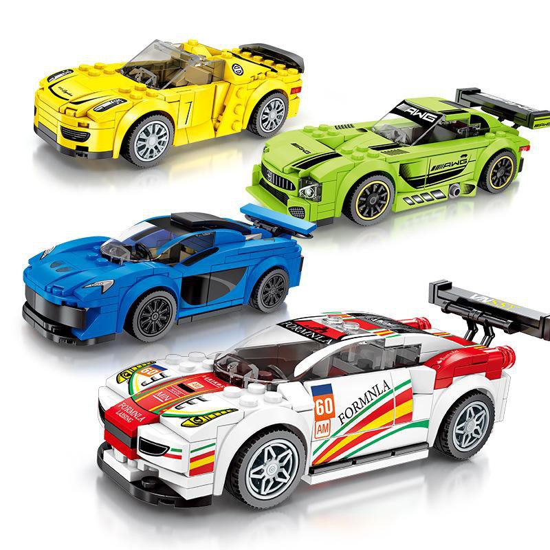 Sembo Block Mini Racing Cars Building Blocks All Series 607001 - 607024 ...