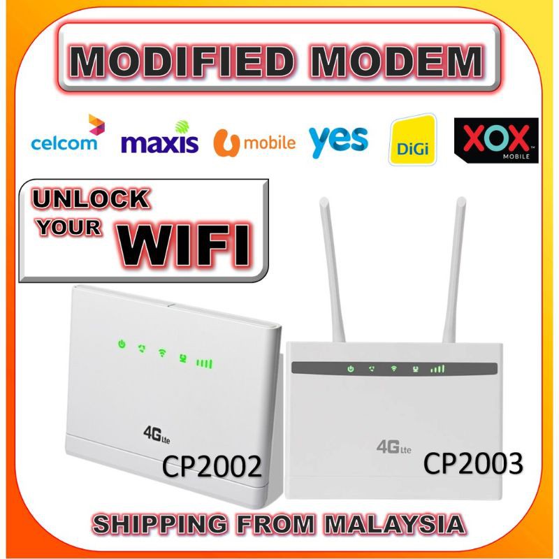 🔥🔥 4G UNLIMITED HOTSPOT DATA MODIFIED MODEM CP2002 CP2003 Replace ...