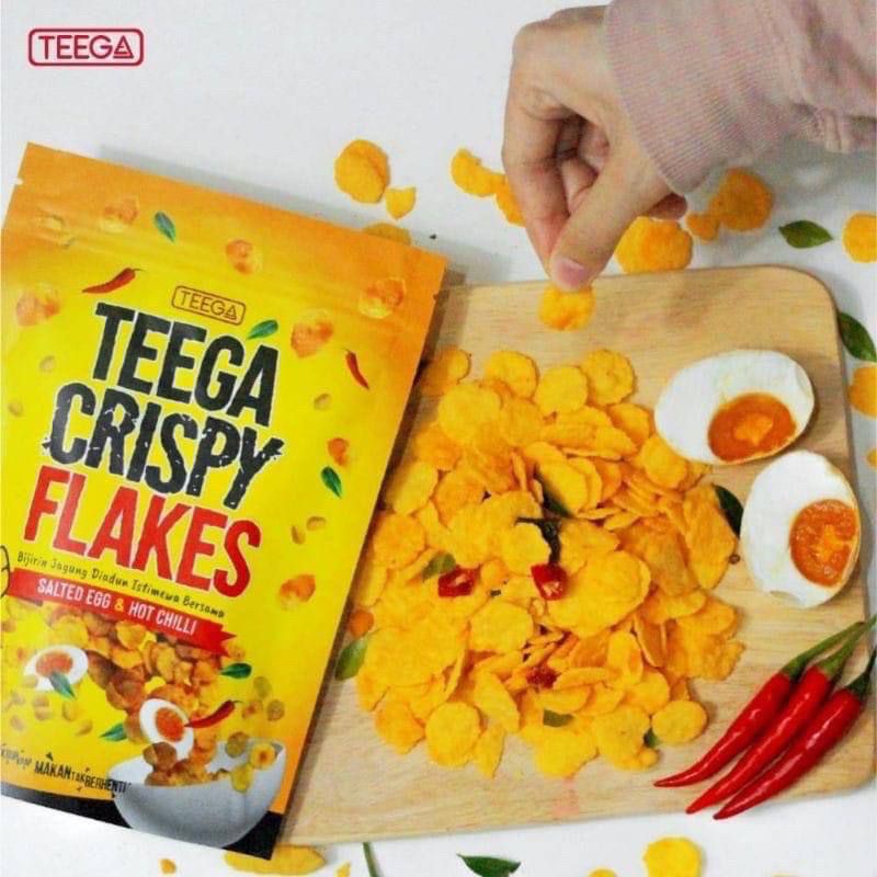 TEEGA CORNFLAKE - Teega crispy flakes salted egg | Shopee Malaysia