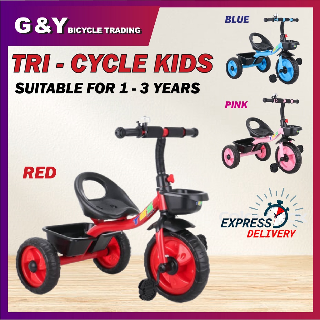 Sweet Kids 3 Wheel Tricycle / Rabbit Tricycle For Kids / Basikal Budak ...