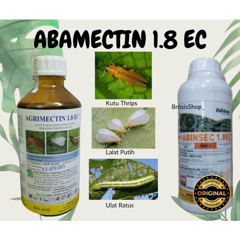RACUN KUTU THRIPS / SERANGGA/ PERAWIS ABAMECTIN 1.8 EC | Shopee Malaysia